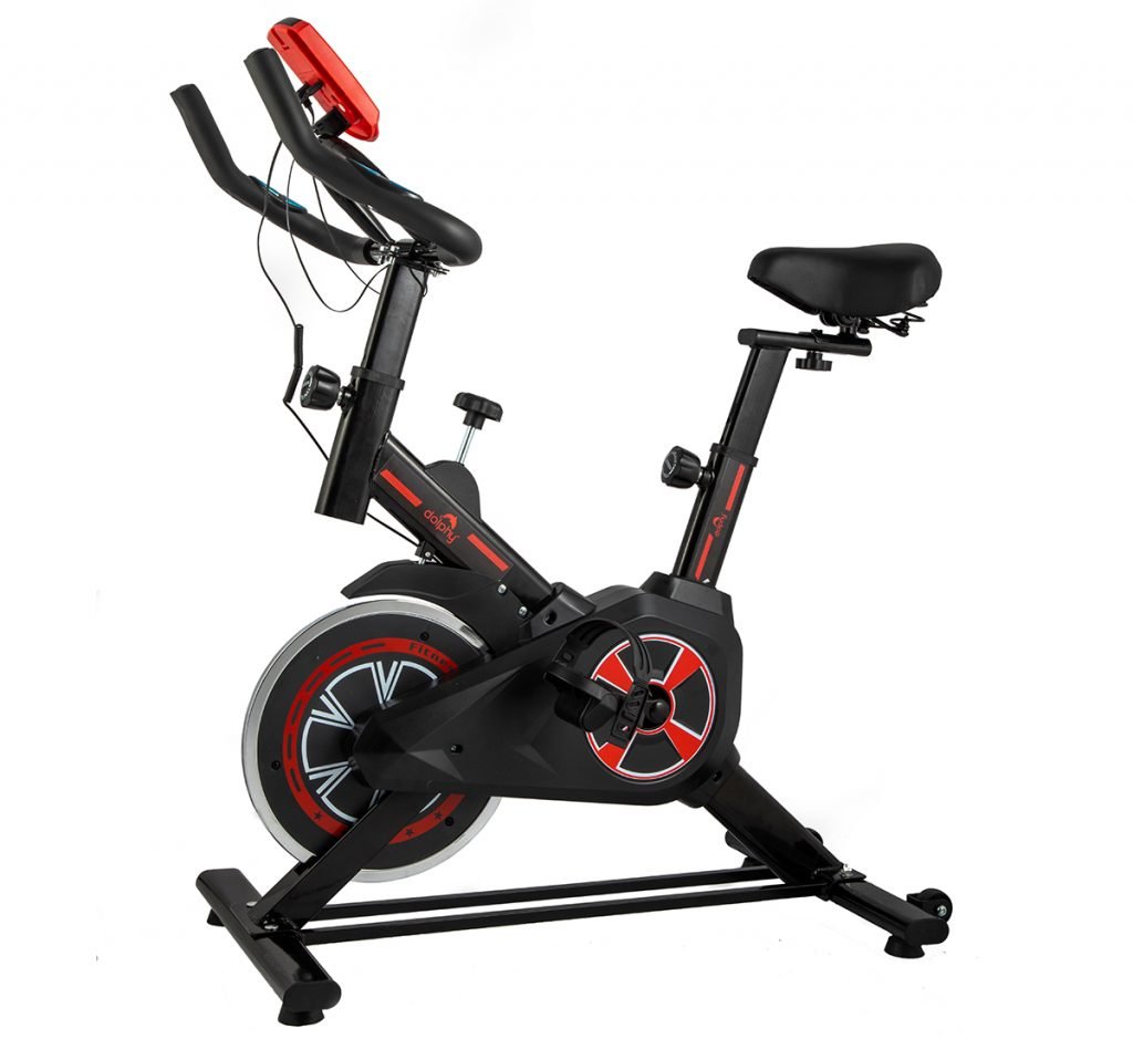 Dolphy 2-in-1 Folding Exercise Bike and Upright Total Ab Crunch Horse ...